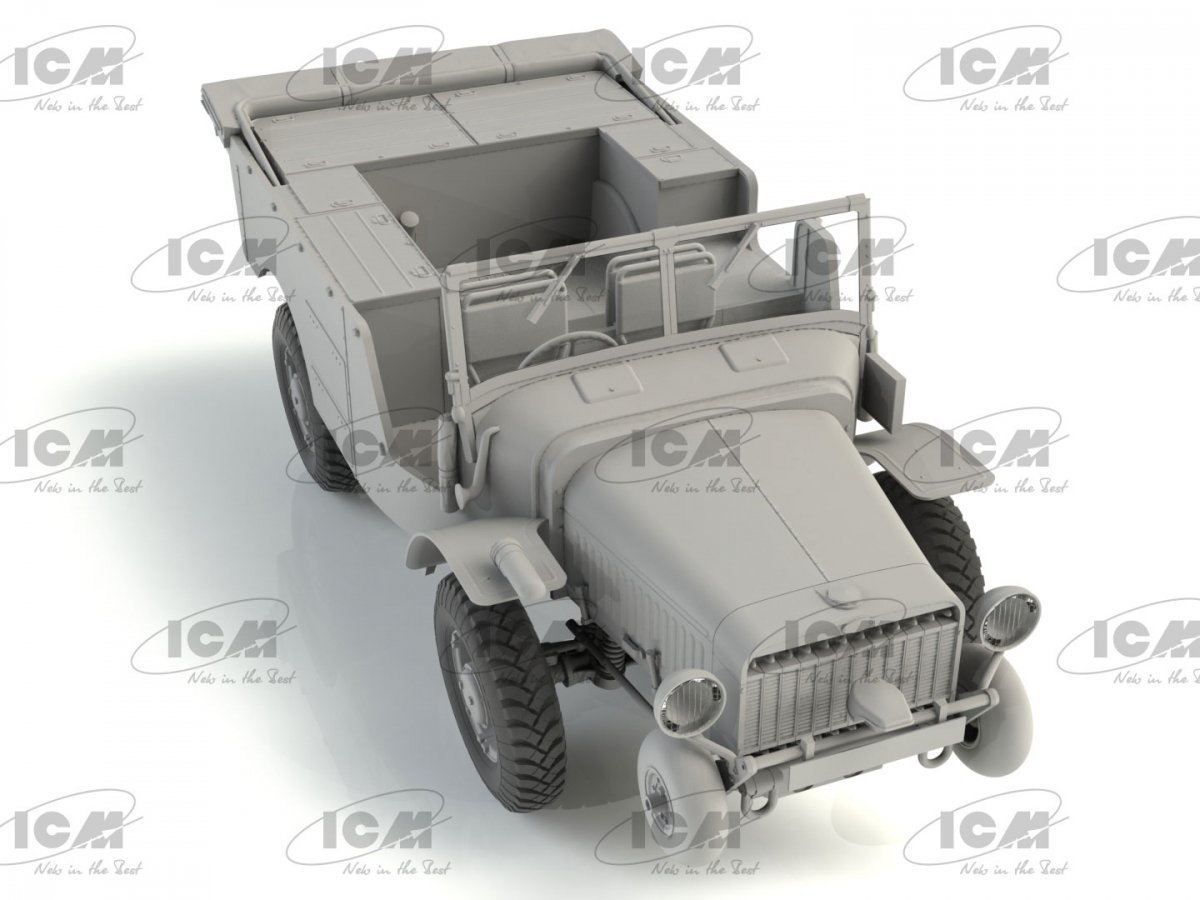 ICM 35573 Laffly (f) Typ V15T WWII German military vehicle 1 35 - Cars ...