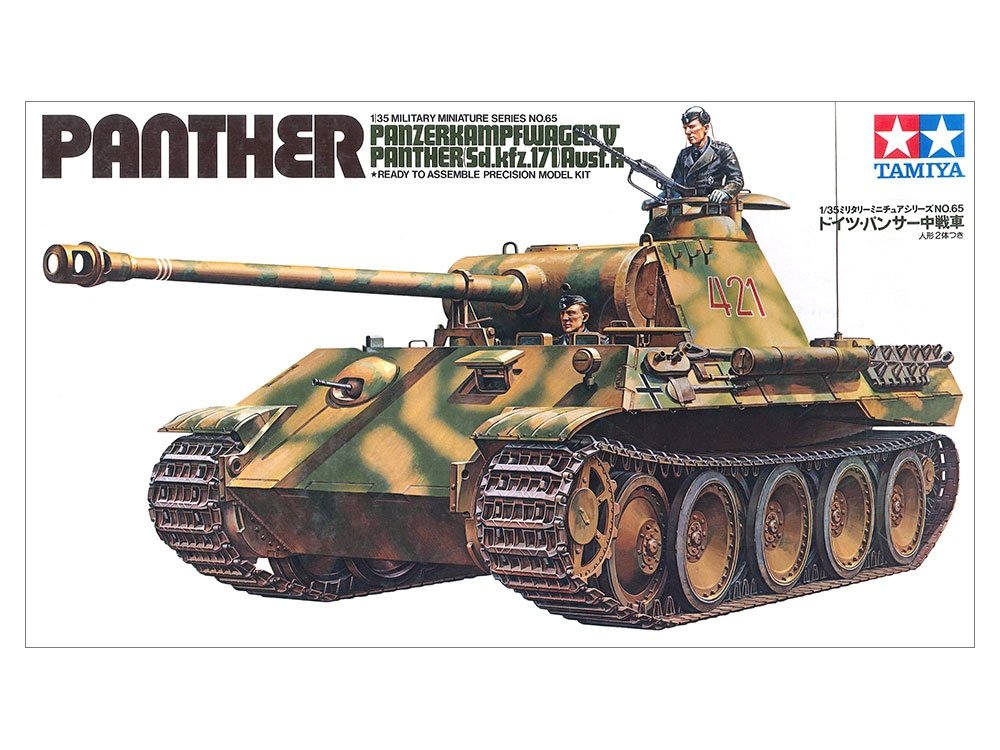 Tamiya 35065 German Panther Medium Tank (1:35) - Tanks - 1939-1945 - 1 ...