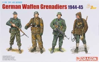 Dragon 6704 German Waffen Grenadiers 1944-45 (1:35) - scale 1:35 - Figures
