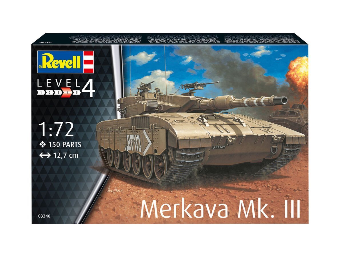 Revell 03340 Merkava Mk. III 1 72 - auf 1945 - 1 72 - Military vehicles ...