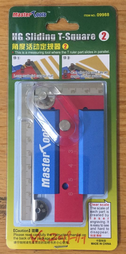 Trumpeter 09988 Vari-Angle Sliding T-square Modelling Tool - Rulers ...
