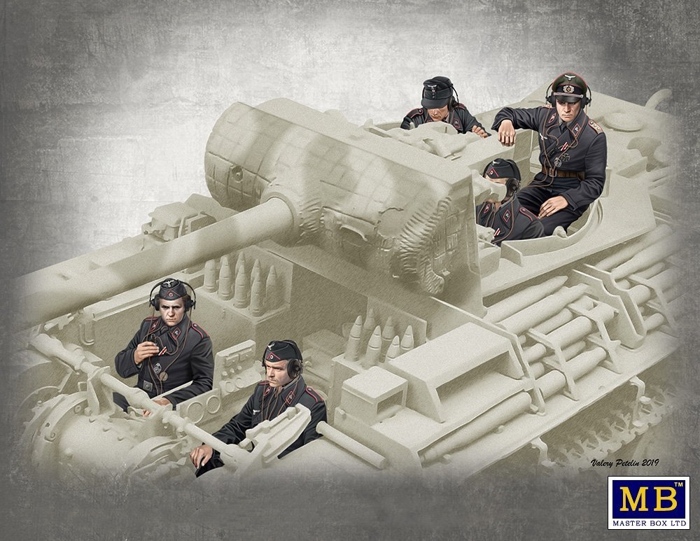 Master Box 35201 German Tank Crew, 1944-1945 1 35 - scale 1:35 - Figures