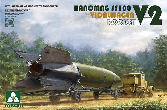 Takom 2110 Hanomag SS100 V-2 Rocket Transporter 1 35 - Rocket weapons ...