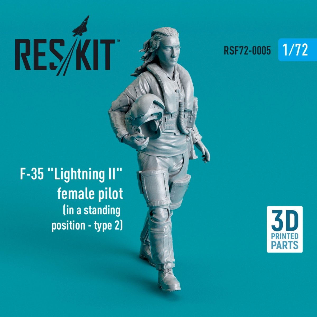 RESKIT RSF72-0005 F-35 LIGHTNING II FEMALE PILOT (IN A STANDING ...