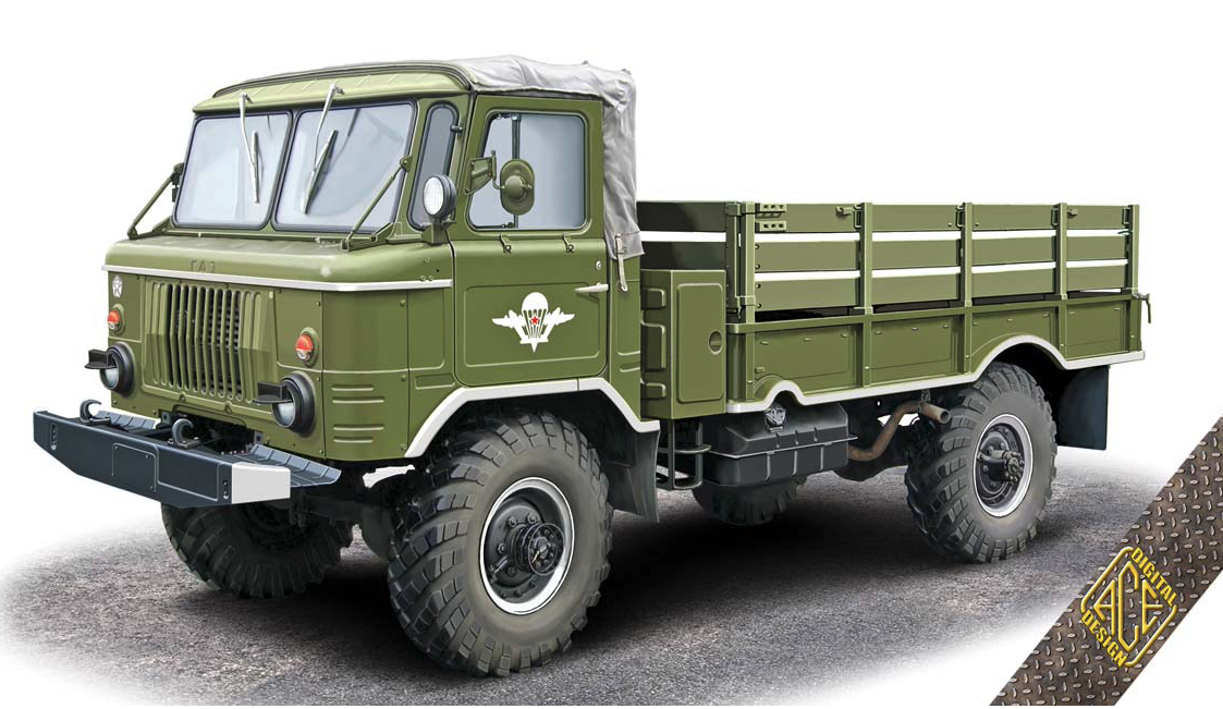 ACE 72186 GAZ-66B Soviet 4x4 2t Truck for Airborne Forces 1 72 - auf ...