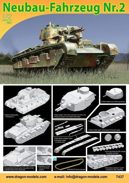 Dragon 7437 Neubau-Fahrzeug Nr.2 (1:72) - 1939-1945 - 1 72 - Military ...