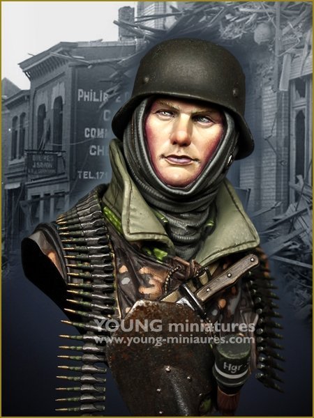 Young Miniatures YM1887 German Waffen SS Siege of Bastogne 1 10 - 1:10 ...