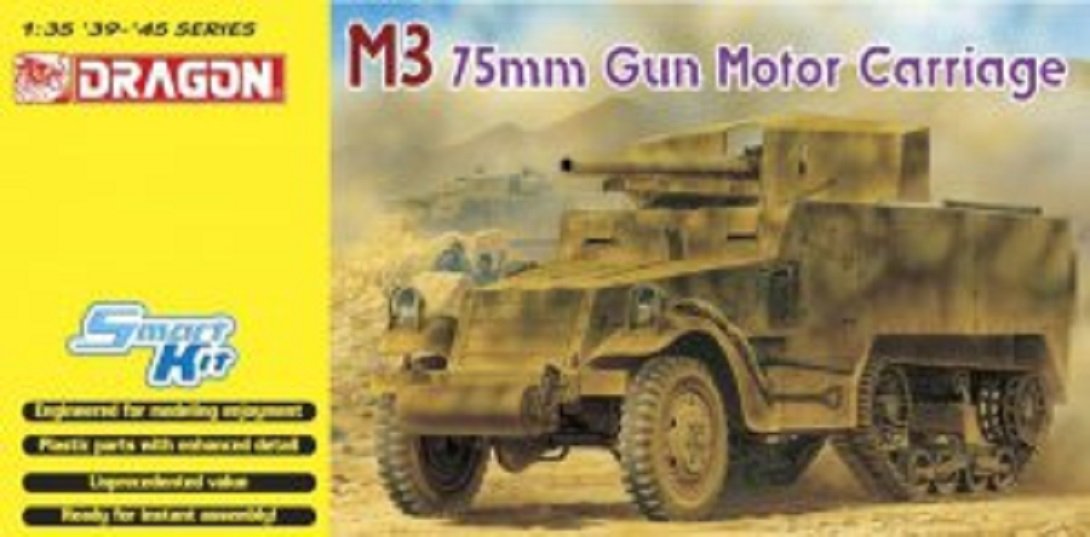 Dragon 6467 M3 75mm Gun Motor Carriage (1:35) - Self-propelled ...