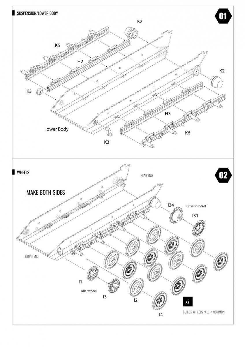 Modelcollect UA35010 WWII German E60 ausf.D 12.8cm tank with side armor ...