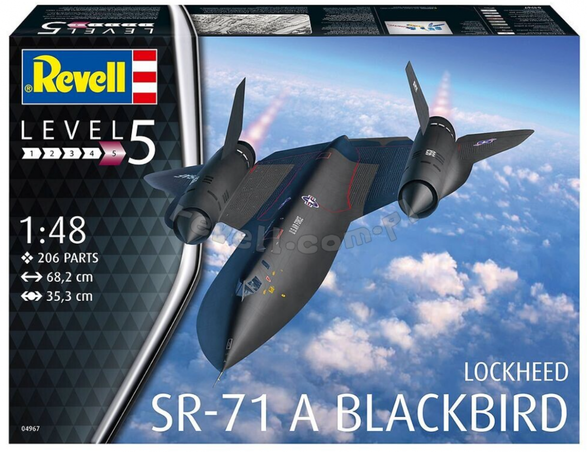 Revell 04967 Lockheed SR-71 A Blackbird 1 48 - samoloty odrzutowe - 1: ...