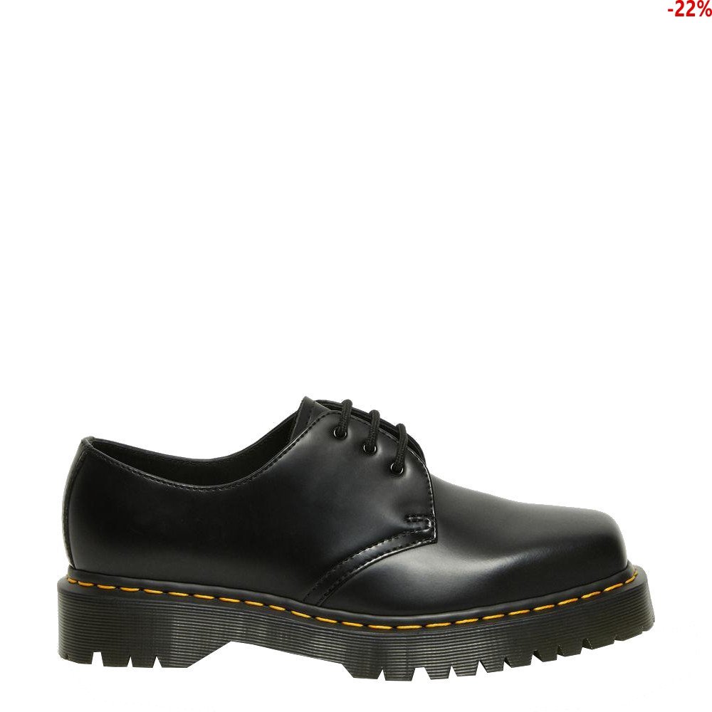 Półbuty Dr. Martens 1461 BEX SQUARED Black Smooth 27875001