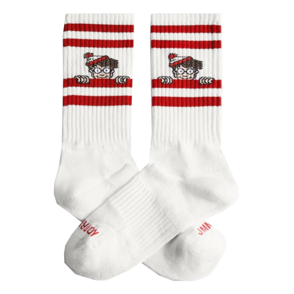 Skarpety Jimmy Lion WALLY White