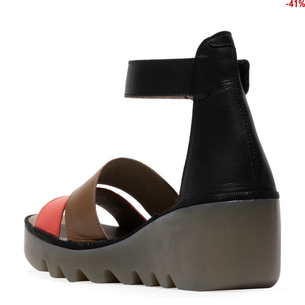 Sandały Fly London BONO 290 Raspberry Ground Black P501290009