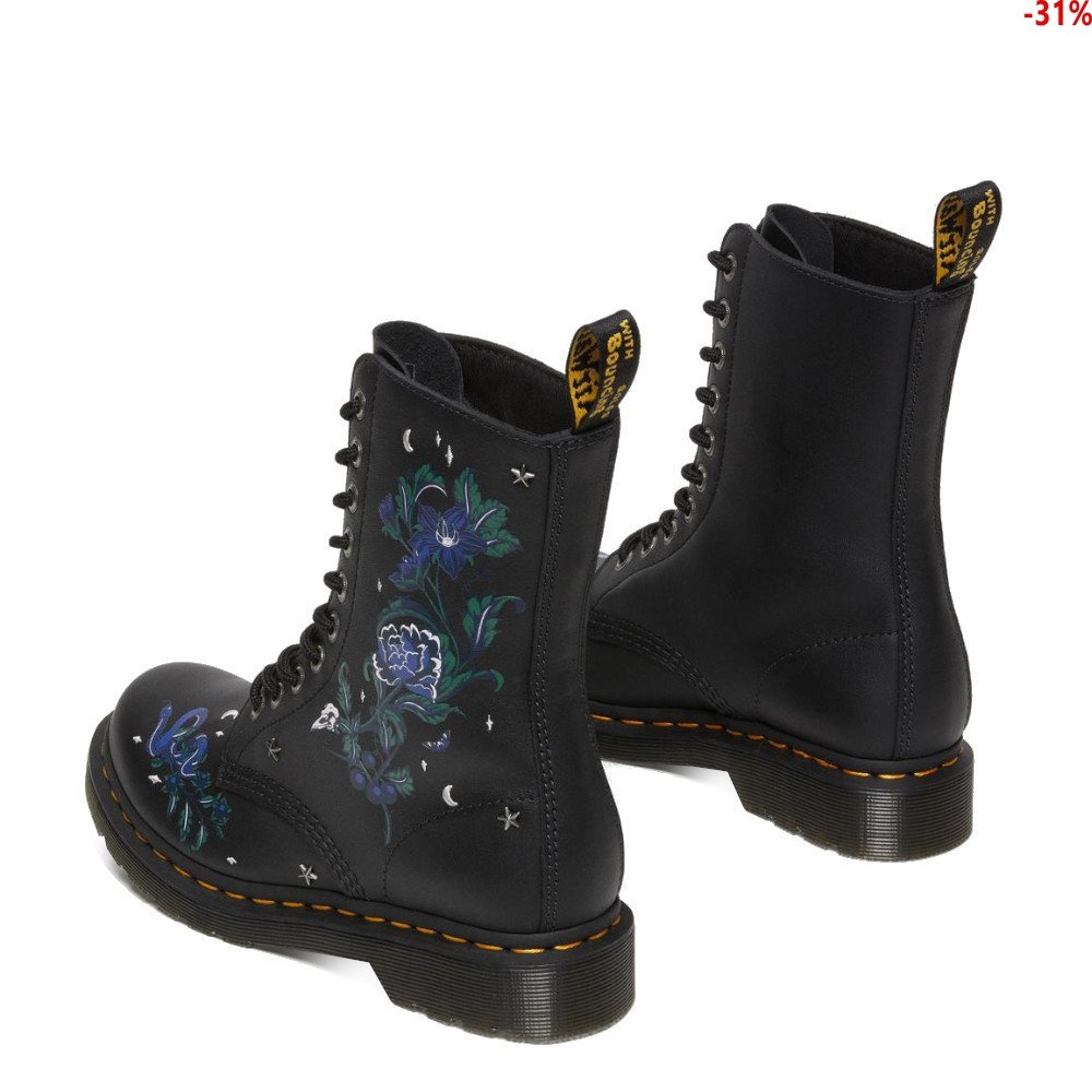 Buty Dr. Martens 1490 Mystic Floral Black Printed 27660001