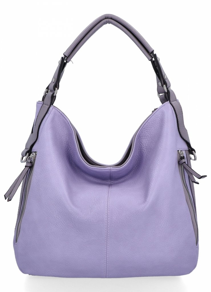 Uniwersalna Torebka Damska XL Hernan HB038 Jasno Fioletowa ...
