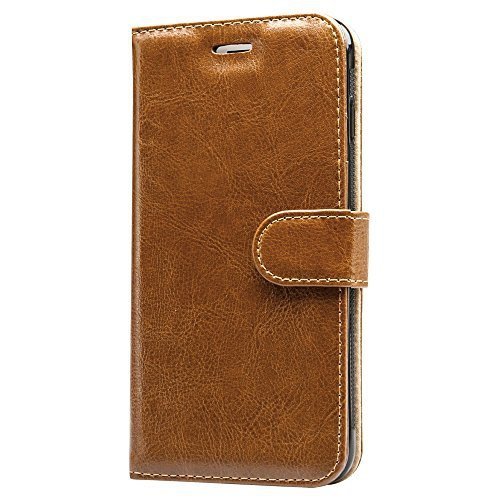 Labato Etui Futerał Wallet Case Apple iPhone 6+/6S+ 5.5 (brązowy)
