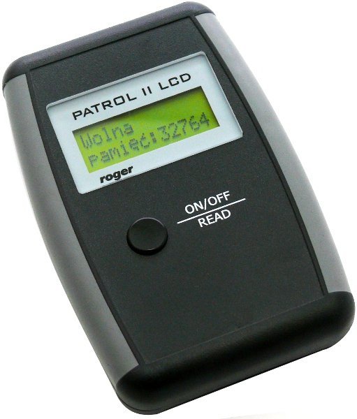 Rejestrator pracy wartowników ROGER PATROL II LCD - Pozostałe ...