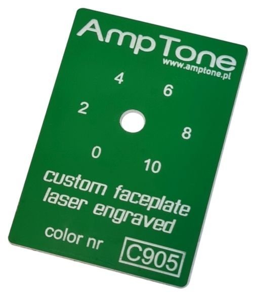 Custom Shop Laser-Engraver - panel faceplate - Faceplate - Amp parts