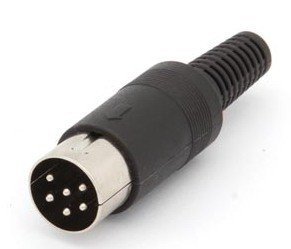 Plug DIN 6pin - DIN socket - Jacks Plugs