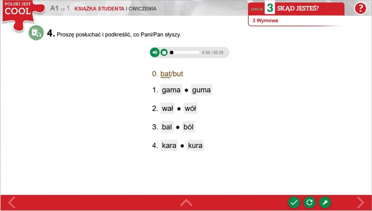 Polski jest cool A2 część 1. Książka studenta z ćwiczeniami. Wersja ...