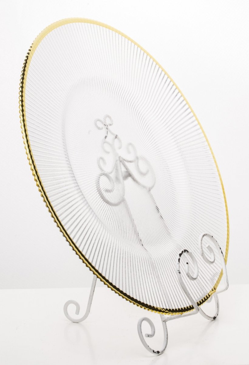 Podtalerz Podstawka Szklana Pod Talerz 34 cm - Nakrycie stołu - Dekoracje i wyposażenie - Sklep ...