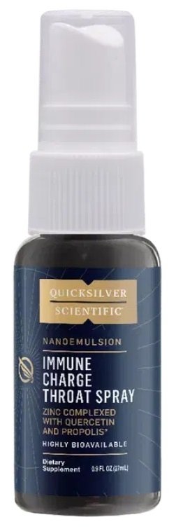 QUICKSILVER Immune Charge+®Throat Spray (27 ml) | Vita-Pro