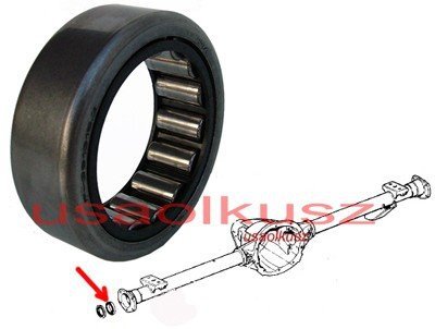 Łożysko tylnej półosi mostu Dodge RAM 1500 2007- - Tylny 9,25 235 MM ...