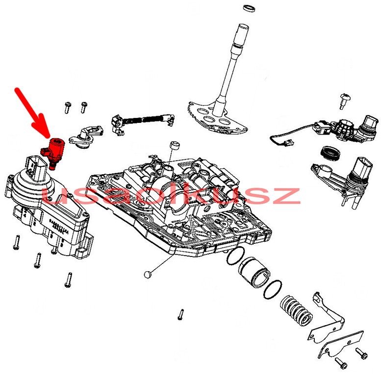 Selenoid elektrozawór skrzyni 42RLE Dodge Dakota 3,7 V6 - Czujniki ...