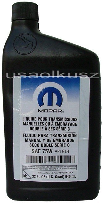 Olej manualnej skrzyni C635 Jeep Cherokee KL 2014- - Skrzynia C635 ...