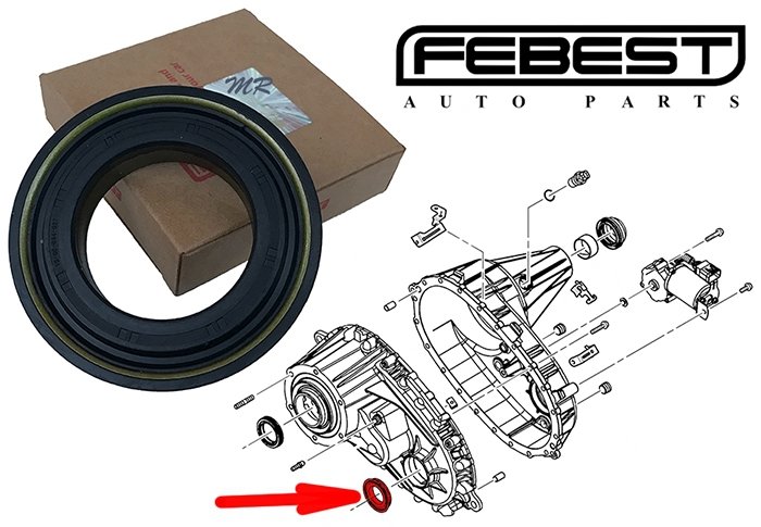 Uszczelniacz przedniego wału reduktora BW4485 Chevrolet Silverado 2008 ...