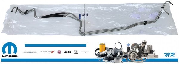 Przewody węże chłodnicy oleju skrzyni biegów Jeep Grand Chaerokee 2005 ...