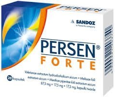 PERSEN FORTE 20 kaps. - Uspokajające, Sen, Depresja | Polskimarket.nl