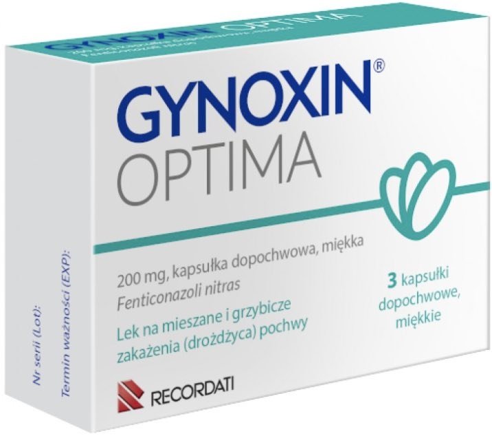Gynoxin Optima 200 mg 3 kapsułki dopochwowe miękkie | Polskimarket.nl