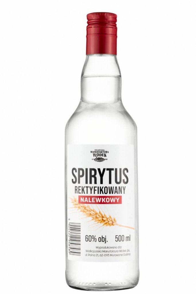 Spirytus Nalewkowy Wielkopolski 0,5l 60% - sklep WMW