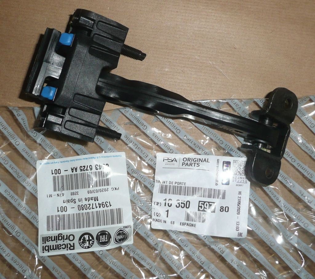 Butée de porte Citroën Jumper, Peugeot Boxer III portes avant gauche ...