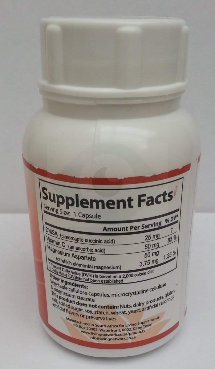 DMSA (25 mg, 100 Caps) - SUPLEMENTY DIETY - ZDROWIE