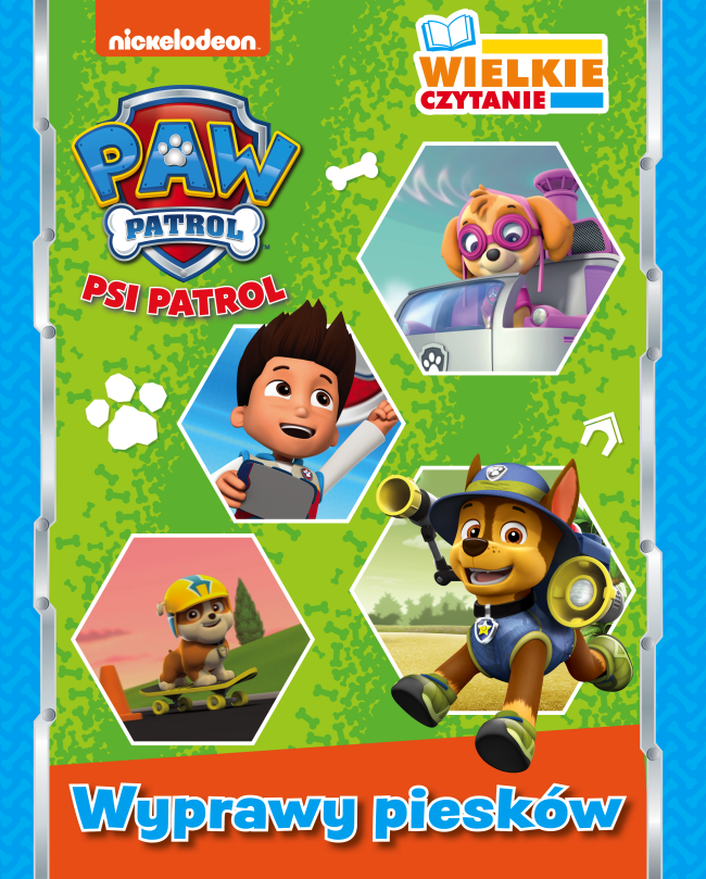 Psi Patrol Wielkie czytanie 1 Wyprawy piesków