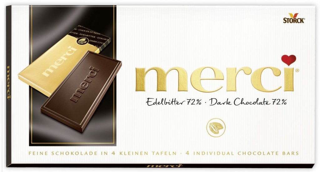 Merci Gorzka Czekolada 72% Kakao 100g - Czekolady - Słodycze i ...