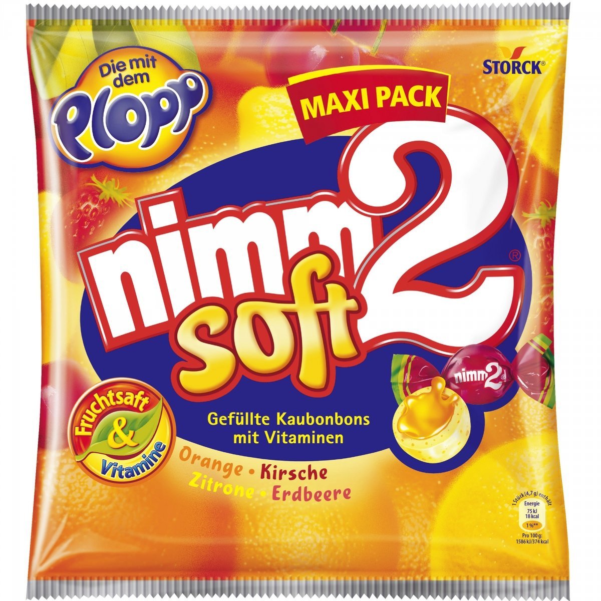 Nimm2 Soft Cola żujki musujące rozpuszczalne Sok - Marjadin.pl