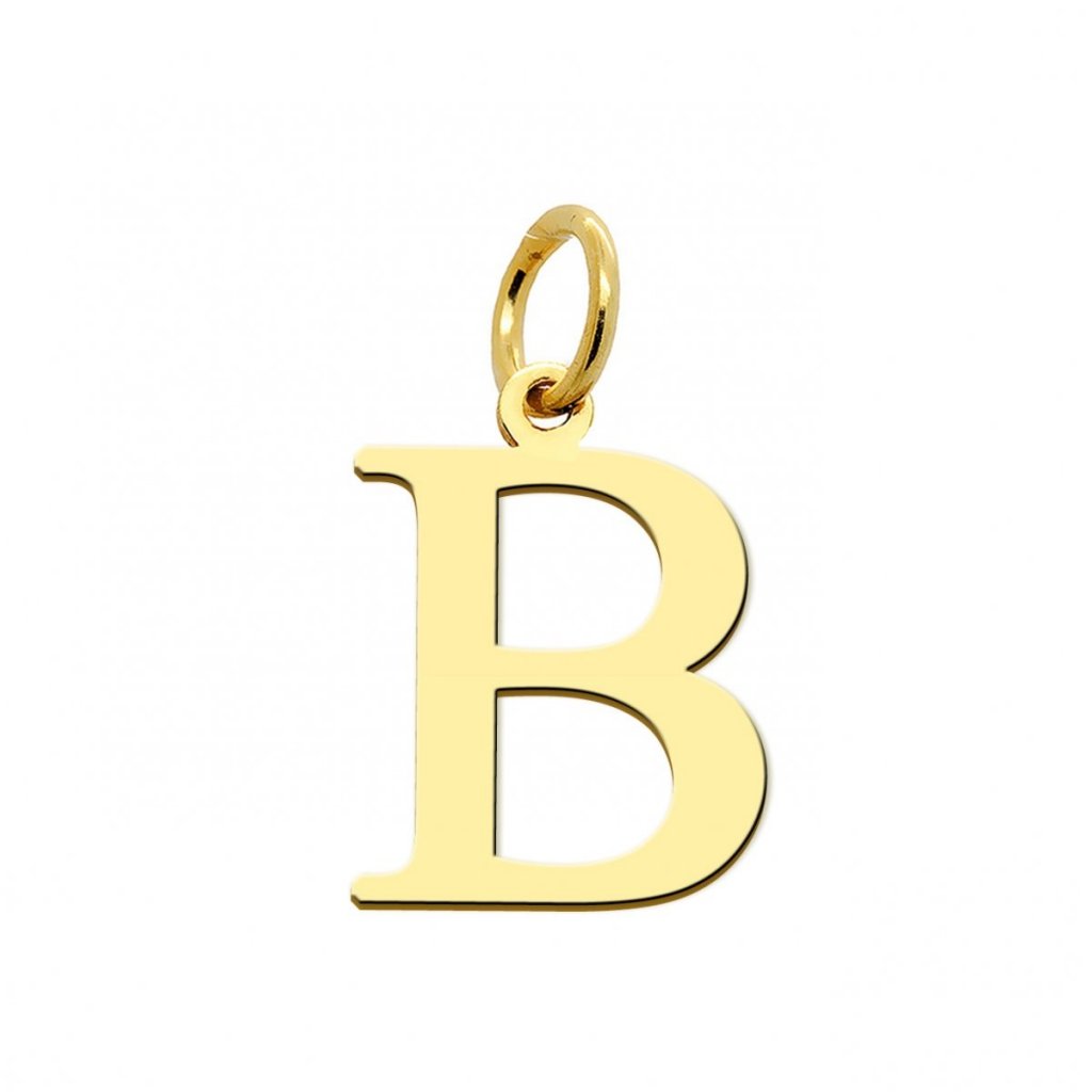 Złota zawieszka 585 literka B
