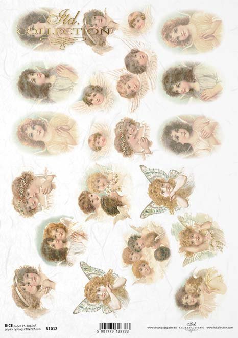 Rice paper R1012 - Angels decoupage paper