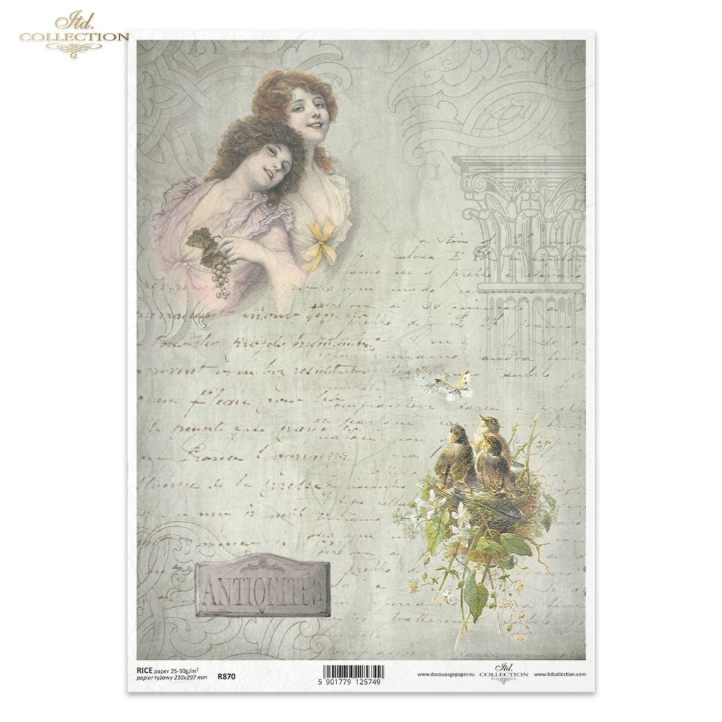 Papel Decoupage Arroz R0870